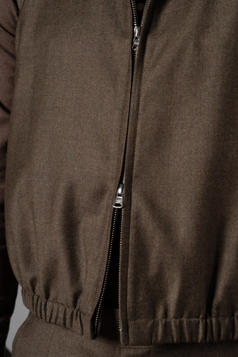 Flannel Olive Green Zip Vest – Bund